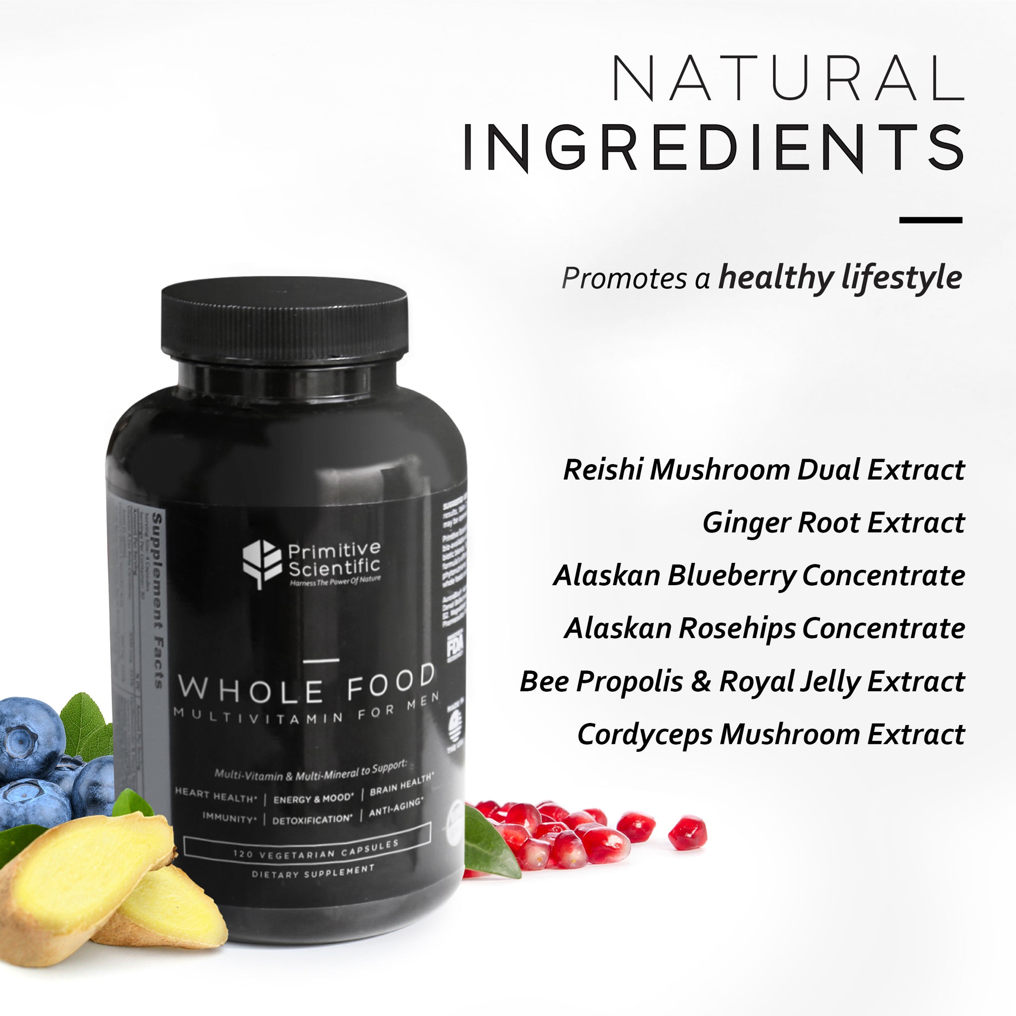 Primitive Scientific Men's Multivitamin & Multimineral Capsules