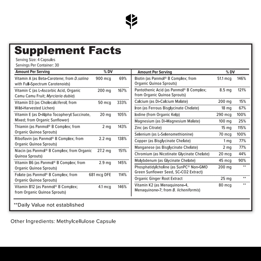 Primitive Scientific Prenatal and Postnatal Multivitamin for Women